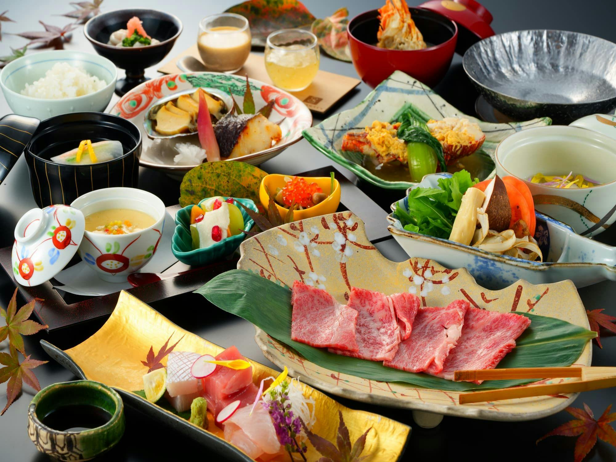 Kannawaen - 【츠루미 가이세키】와규 샤부샤부, 이세 새우 조림, 전복 버터구이를 즐길 수 있는 플랜. - 【별채】디럭스 ...