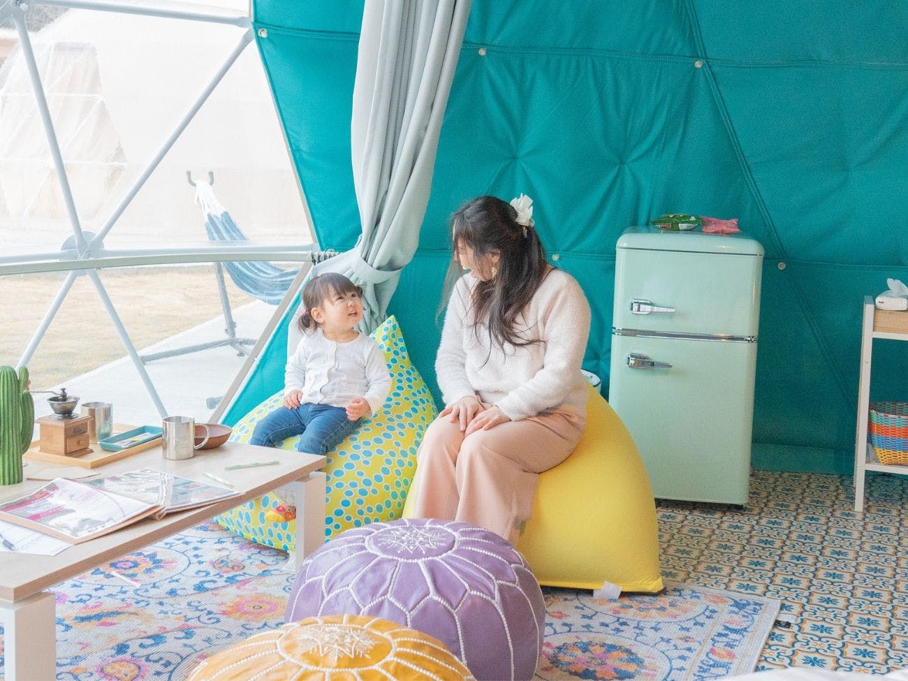 TACO GLAMP(タコグランプ) - 【グランピング素泊りプラン】持ち込み食材で自由にBBQ！＜食事なし＞ - クリアドームテント（シングルベッド4台）専用BBQハウス付 【Yahoo!トラベル】