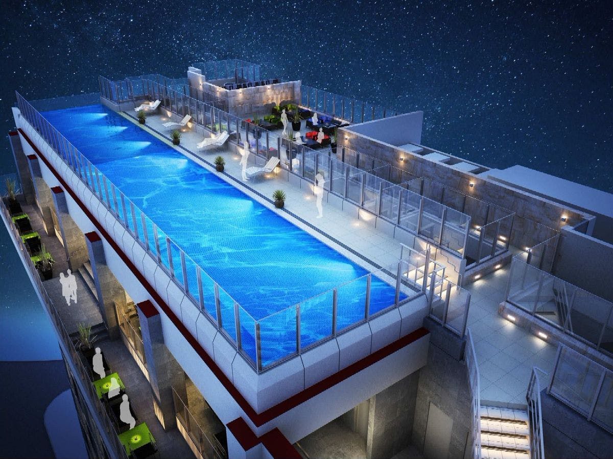 HOTEL SANSUI NAHA 波の上温泉 - 【通常料金】温浴施設と天空プールを併設するリゾート＆スパ 素泊まり 2022年2月オープン！ - 【禁煙】露天風呂付 / 和洋室 ...