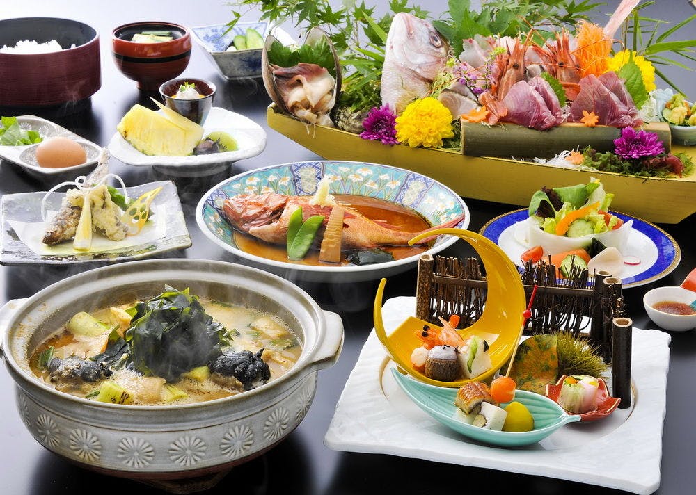 Toshimaya Tsukihama no Yu - 【Savor Anglerfish Dobu-Jiru in Winter ...