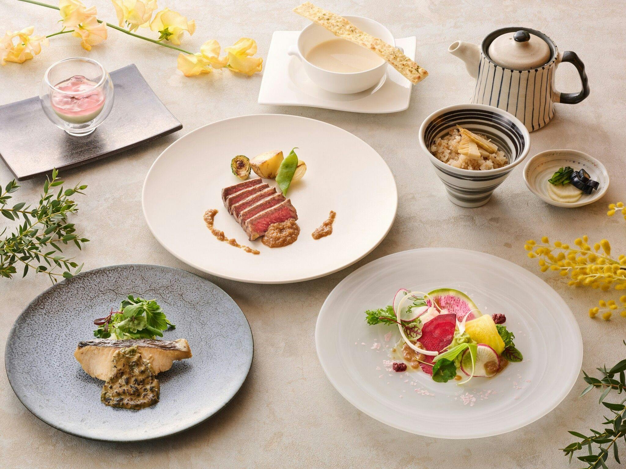 ラフォーレ箱根強羅 湯の棲 - 【小さいお子様との初めての旅行に】ウェルカムベビープラン 1泊2食付きKIWAMIディナープラン - 本館 温泉露天風呂付プレミアルーム和洋室（52平米/1F ...