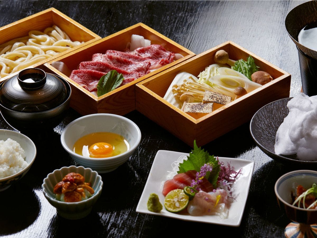 お宿行灯鳥羽／DLIGHT LIFE & HOTELS - 【夕食付】A5ランク松坂牛を味わう～料理長厳選の部位を楽しむ至高の”すき焼き”プラン～ - 【Ocean View】テラス付 ...